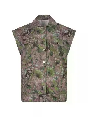Liu Jo Printed Buttoned Vest