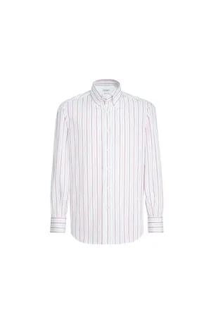 Brunello Cucinelli Striped Poplin Shirt