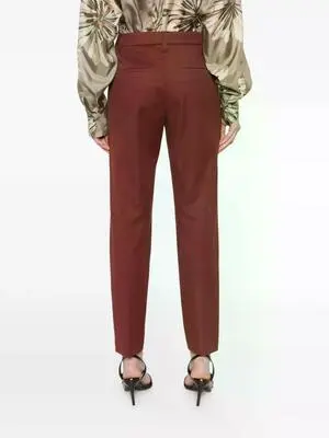 Brunello Cucinelli Twill Trousers - Red