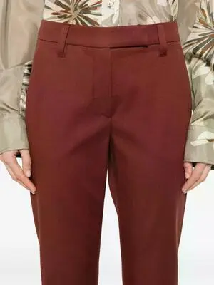 Brunello Cucinelli Twill Trousers - Red