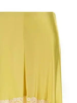 Alberta Ferretti Lace Insert Skirt