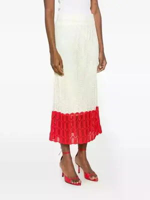 JIL SANDER Elastic-waistband Midi Skirt