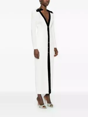 Alessandra Rich Bow-detail Maxi Dress