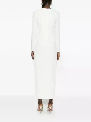 Alessandra Rich Bow-detail Maxi Dress