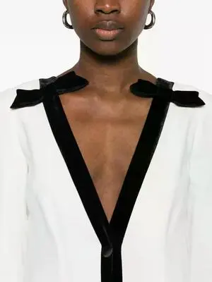 Alessandra Rich Bow-detail Maxi Dress