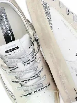 CRIME LONDON Sk8 Deluxe Glitter Sneakers