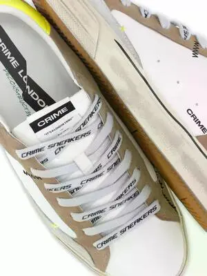 CRIME LONDON Deconstructed Sneakers - White