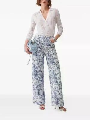 Liu Jo Printed Flared Jeans
