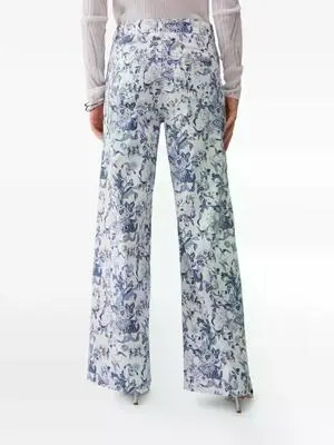 Liu Jo Printed Flared Jeans
