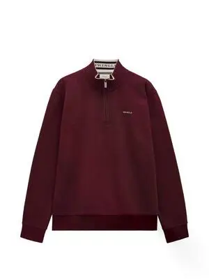 Pringle Of Scotland Quarter Zip Track Sweatshirt - Red