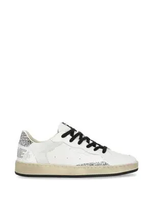 CRIME LONDON Chelsea Debossed-logo Glitter Sneakers