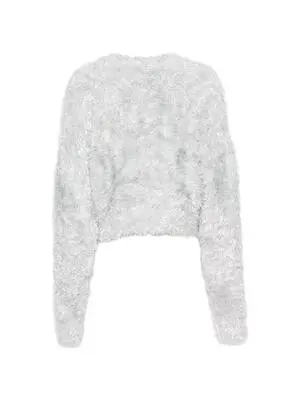 Noir Kei Ninomiya Lurex-effect Pullover - Neutrals