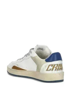 CRIME LONDON Chelsea Lettering Sneakers - White