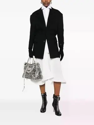 Issey Miyake Glove Detail Fitted Jacket