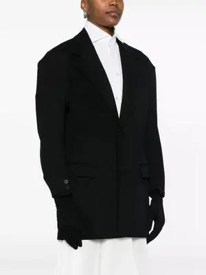 Issey Miyake Glove Detail Fitted Jacket