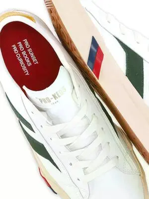 PRO-KEDS 1949 Royal Classic Striped Leather Sneakers - White