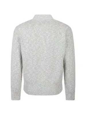 Tagliatore V-neck Cardigan - Grey