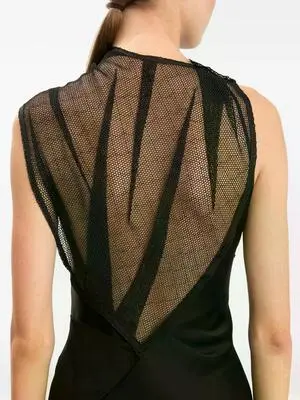 Victoria Beckham Mesh Detail Gown