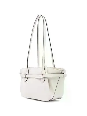 Guess Logo-plaque Shoulder Bag - Neutrals