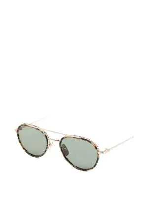 Thom Browne Pilot-frame Sunglasses - Brown