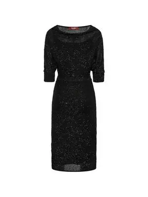 Max Mara Sequin-embellished Midi Dress