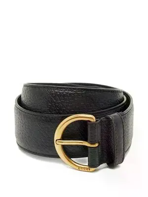 GUCCI Leather Buckle Belt