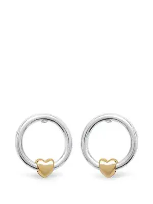 TOUS Heart Embellishment Stud Earrings - Silver