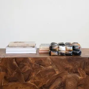 STORIED HOME Decorative Horn Bubble Storage Box