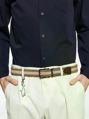 Paul & Shark Striped Woven Belt