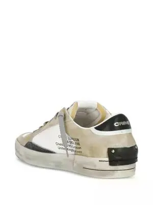 CRIME LONDON Sk8 Deluxe Leather Sneakers