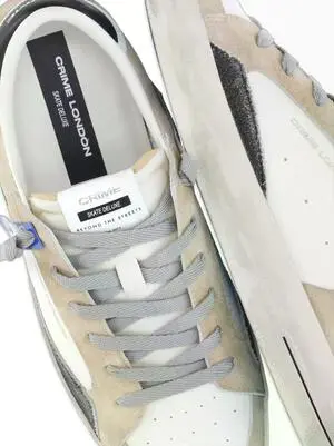 CRIME LONDON Sk8 Deluxe Leather Sneakers