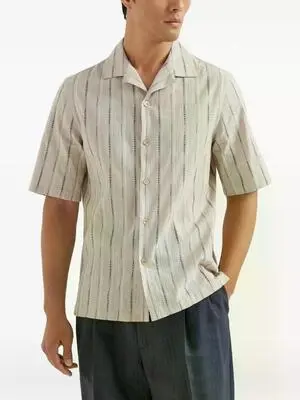Brunello Cucinelli Short-sleeve Shirt - Grey