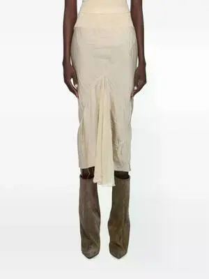 Rick Owens Temple Ruched Skirt