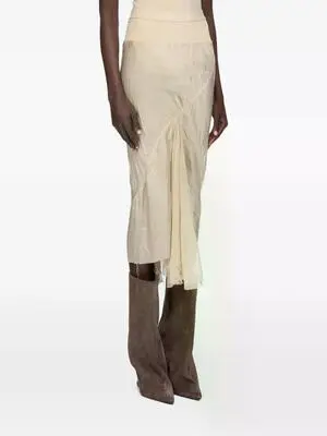 Rick Owens Temple Ruched Skirt