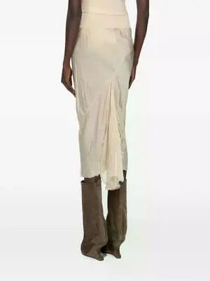 Rick Owens Temple Ruched Skirt