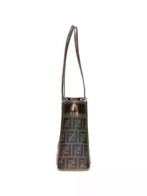 Fendi Zucca Metallic Tote Bag