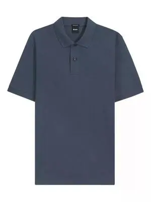 BOSS Buttoned Polo Shirt - Blue