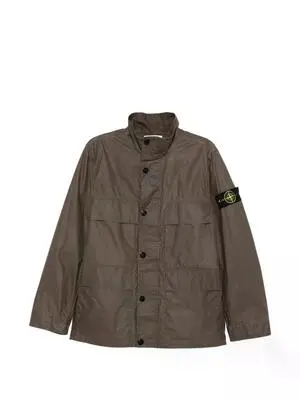 Stone Island Waxed Shirt Jacket