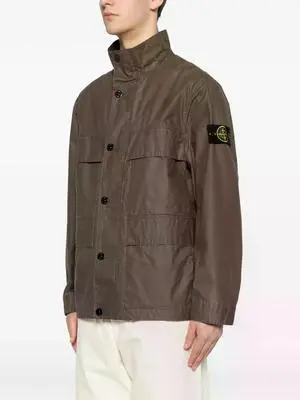 Stone Island Waxed Shirt Jacket