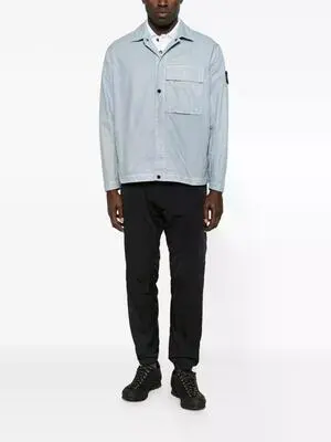 Stone Island Chest-pocket Shirt Jacket - Blue