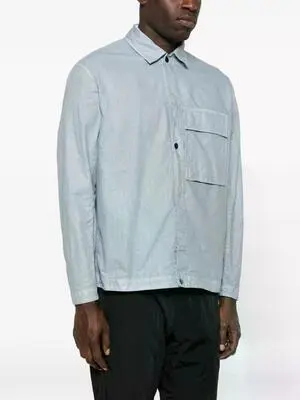 Stone Island Chest-pocket Shirt Jacket - Blue