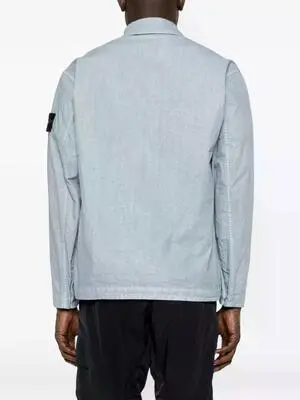 Stone Island Chest-pocket Shirt Jacket - Blue