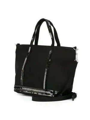 Vanessa Bruno Small Sequin Trim Shopping Tote