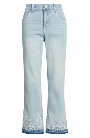Wit & Wisdom High Waist Ankle Bootcut Jeans - Powder Blue Artisanal
