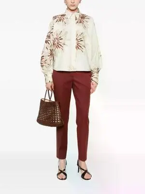 Brunello Cucinelli Floral Print Shirt