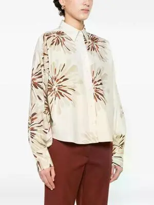 Brunello Cucinelli Floral Print Shirt