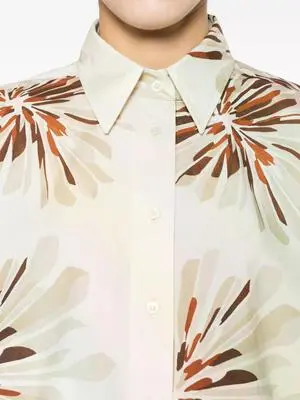 Brunello Cucinelli Floral Print Shirt