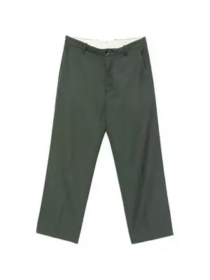 NINE:INTHE:MORNING Apollon Front-pocket Trousers - Green