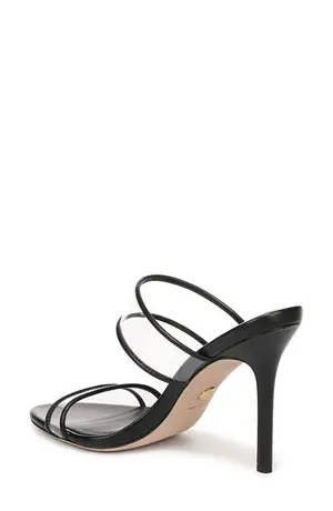 Veronica Beard Asha Stiletto Sandals - Clear/black
