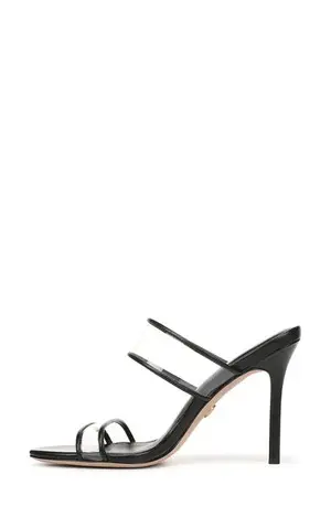 Veronica Beard Asha Stiletto Sandals - Clear/black